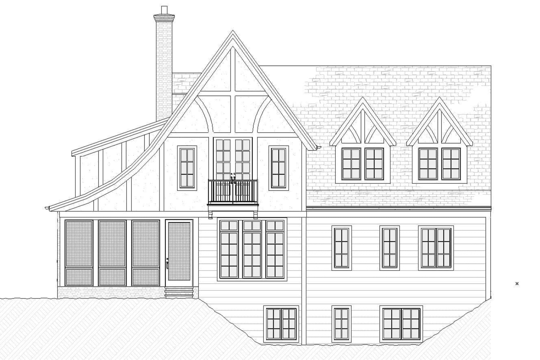 Charleston House Plan | SketchPad House Plans
