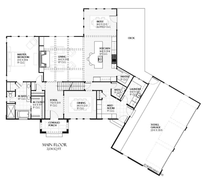 Turnstone | SketchPad House Plans